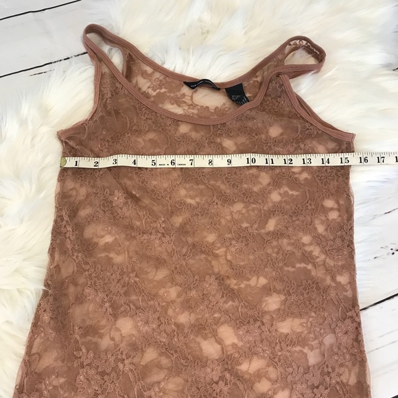 New York & Company | Tops | Ny Co Medium Gray Or Copper Lace Cami ...